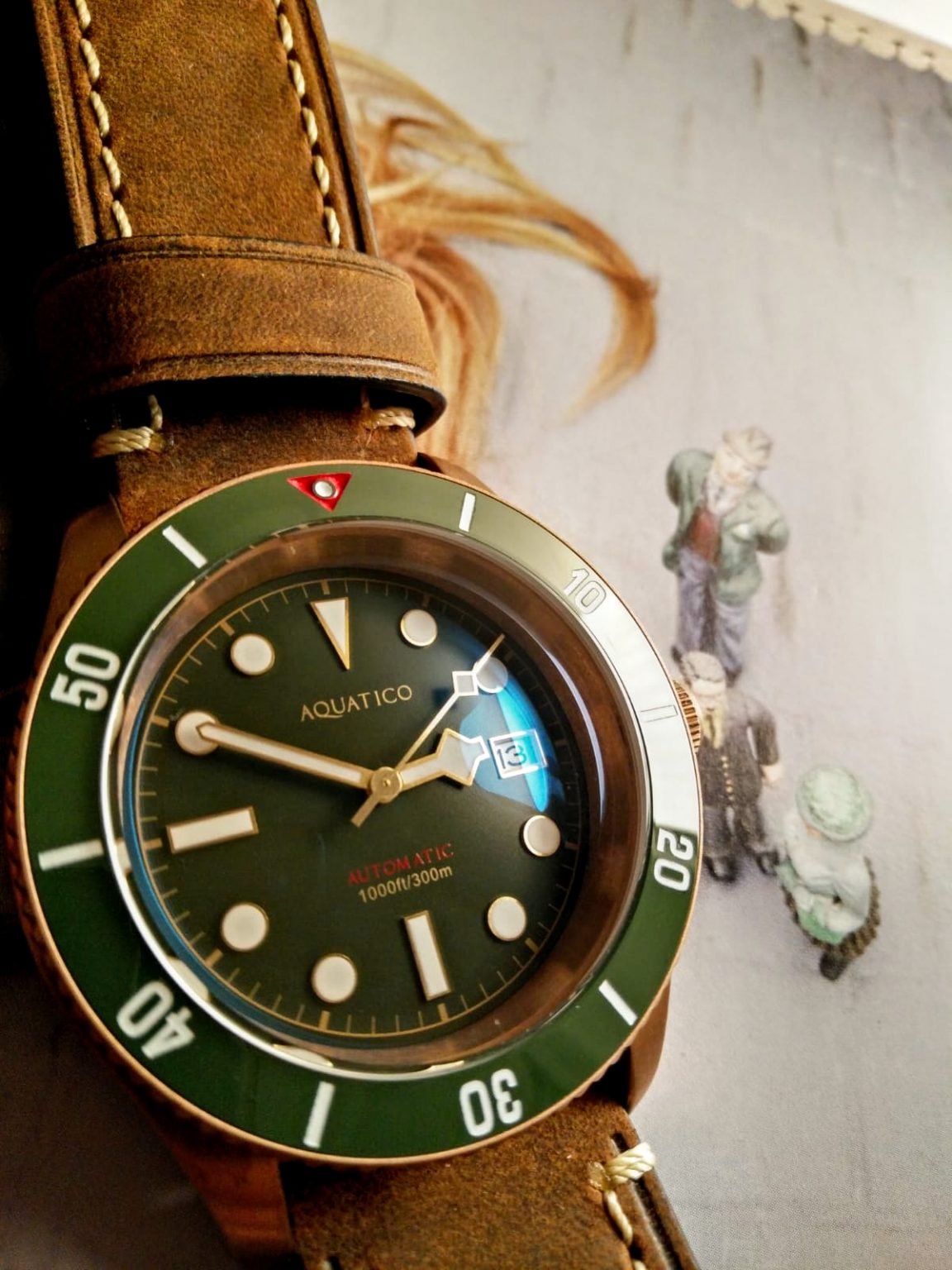 Aquatico Watch Bronze Sea Star Military Review - New Labels Only
