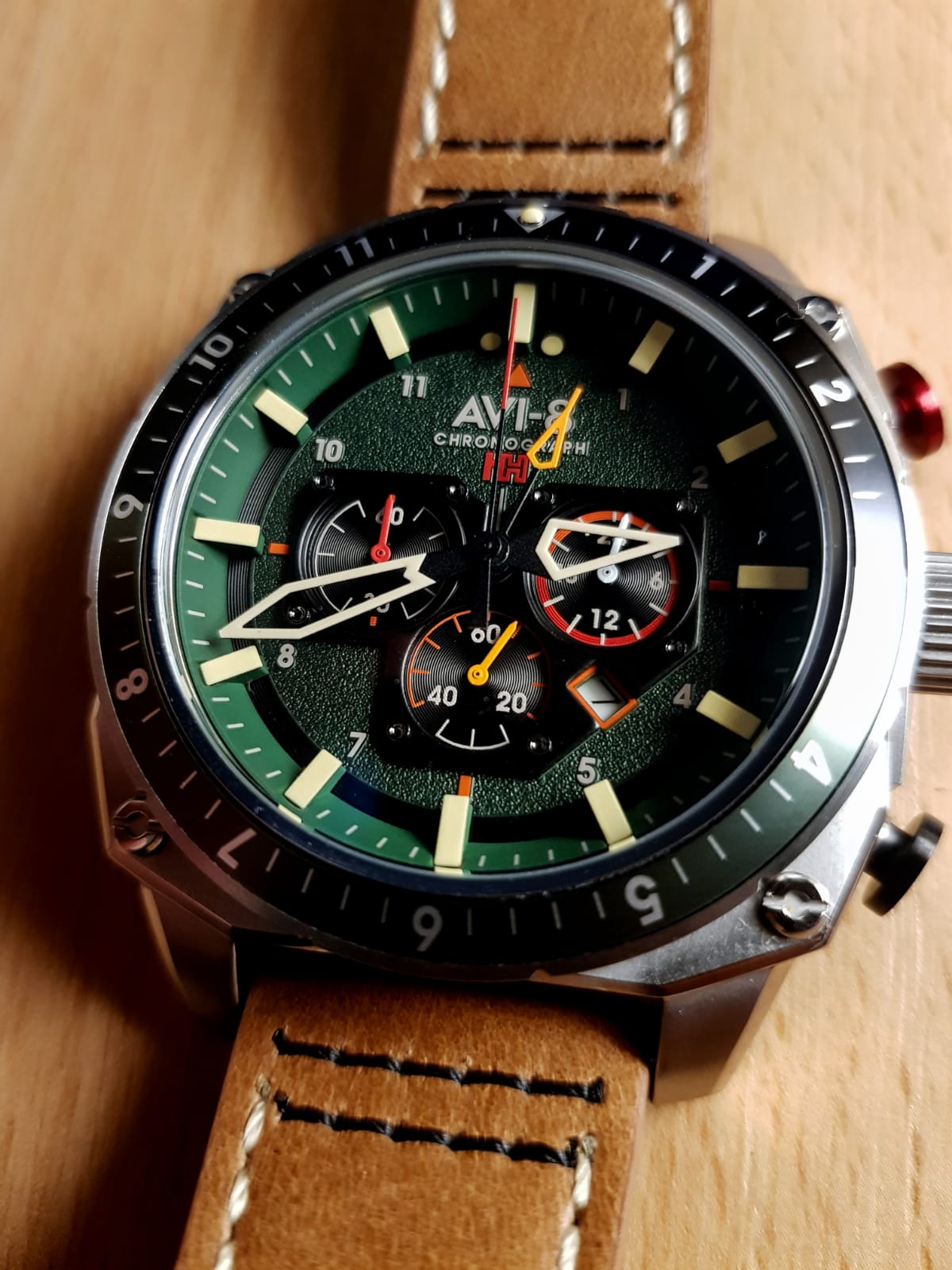 AVI-8 Hawker Hunter Atlas Dual Time Chronograph Review - New Labels Only